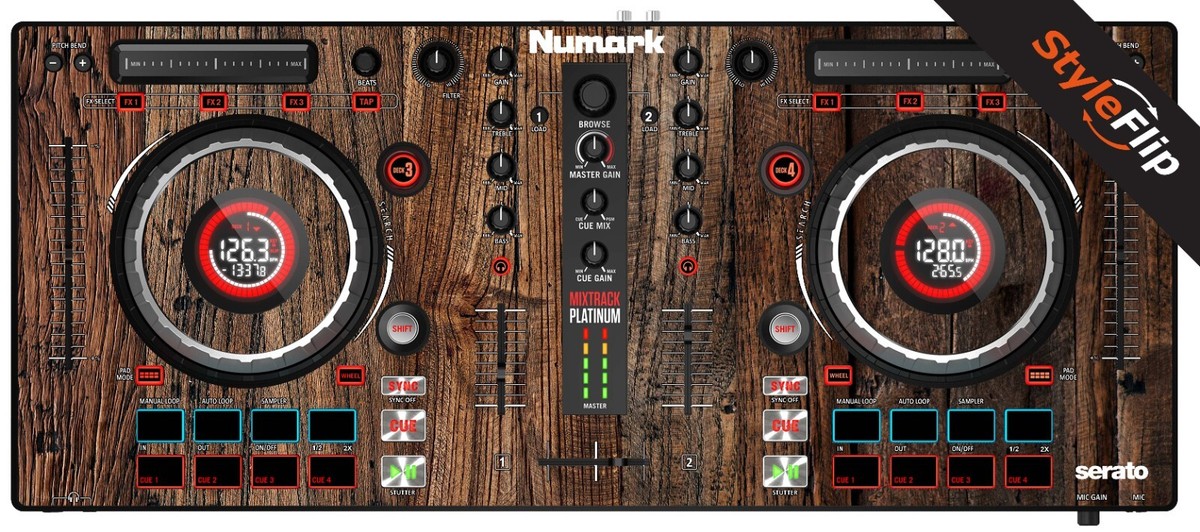 Numark Mixtrack Quad Dimensions