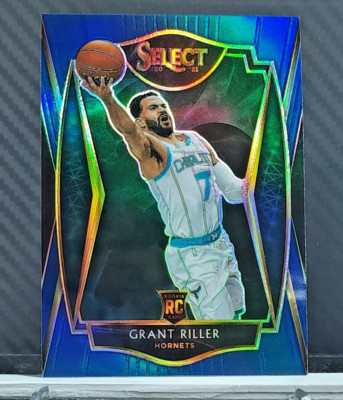 Grant Riller 2020-21 Select BLUE PRIZM SP PREMIER #166 - Hornets RC | eBay
