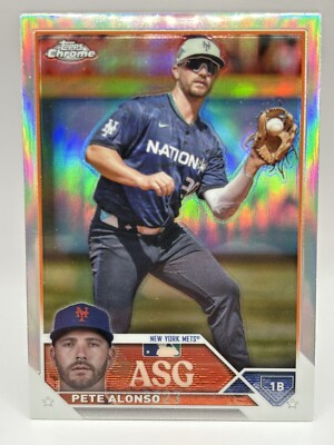 2023 Topps Chrome Update Pete Alonso #ASGC-40 All Star Game Refractor ...