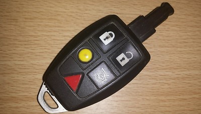 GENUINE VOLVO V40 V70 C70 S40 S60 S70 XC90 5 BUTTON REMOTE ALARM KEY ...