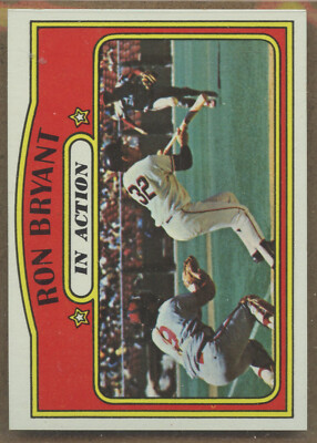 1972 Topps #186 Ron Bryant In Action San Francisco Giants | eBay