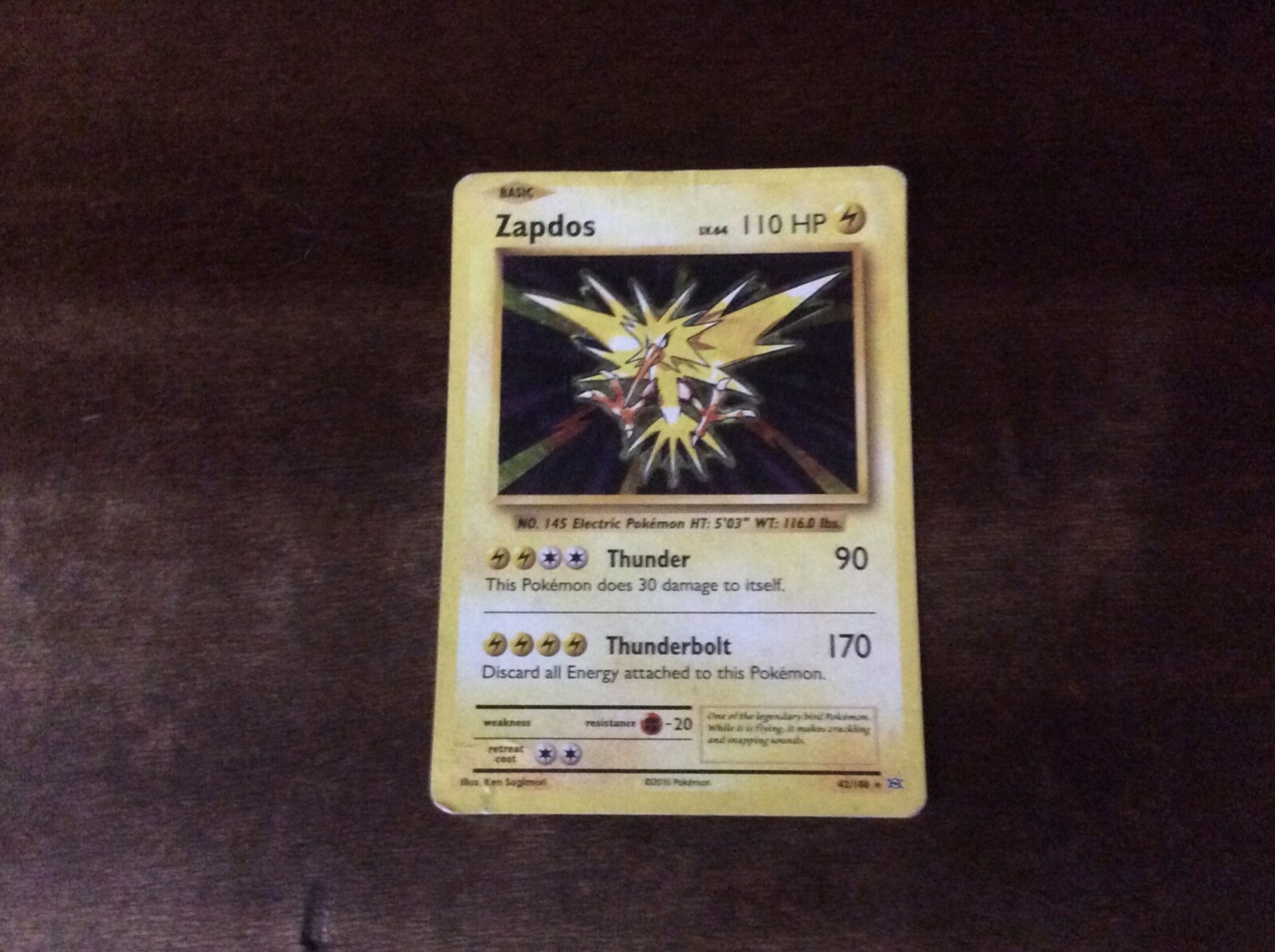 1st edition zapdos Fossilized | eBay