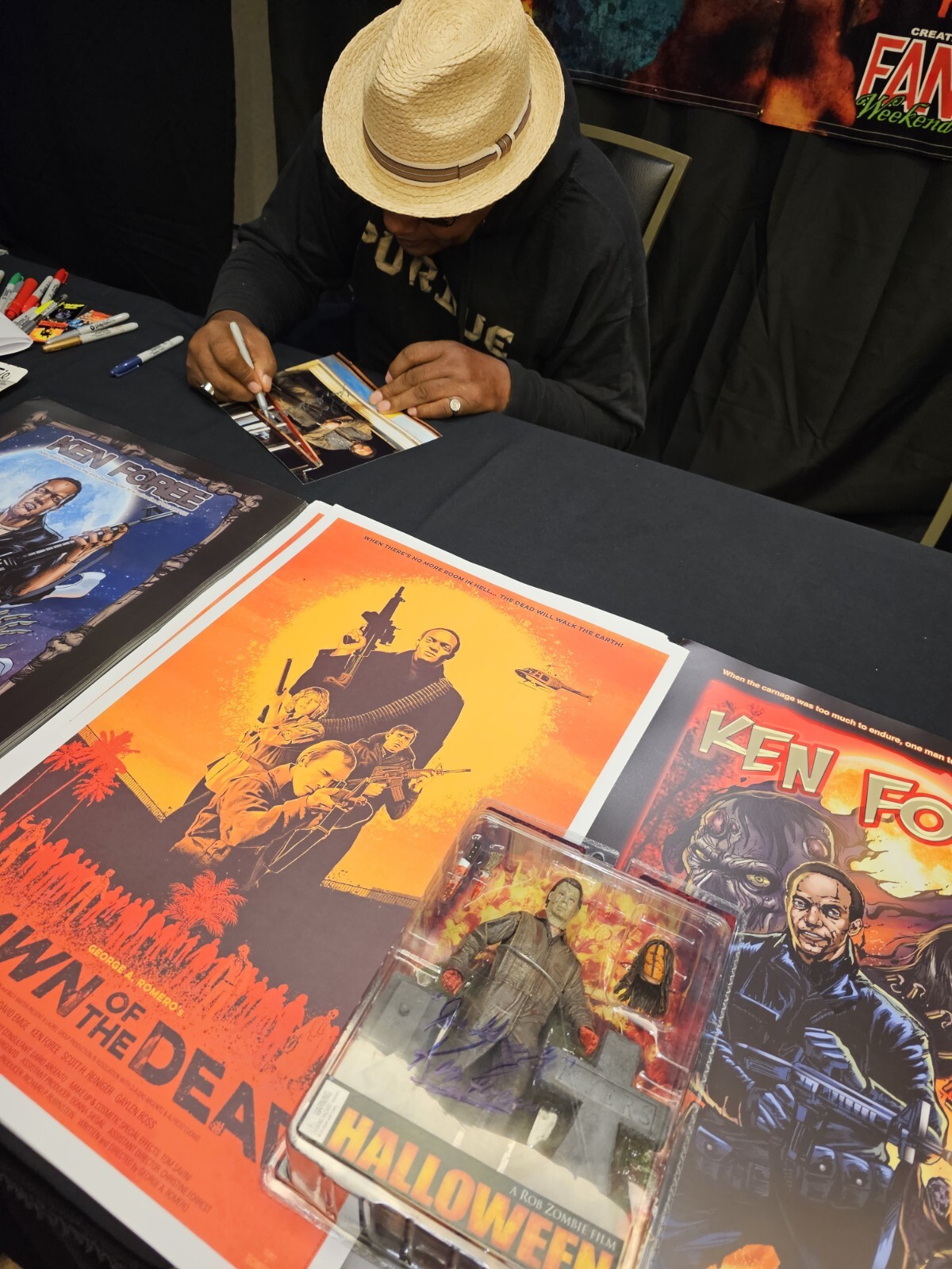 2007 NECA Michael Myers RARE Signed Ken Foree Halloween Rob Zombie ...