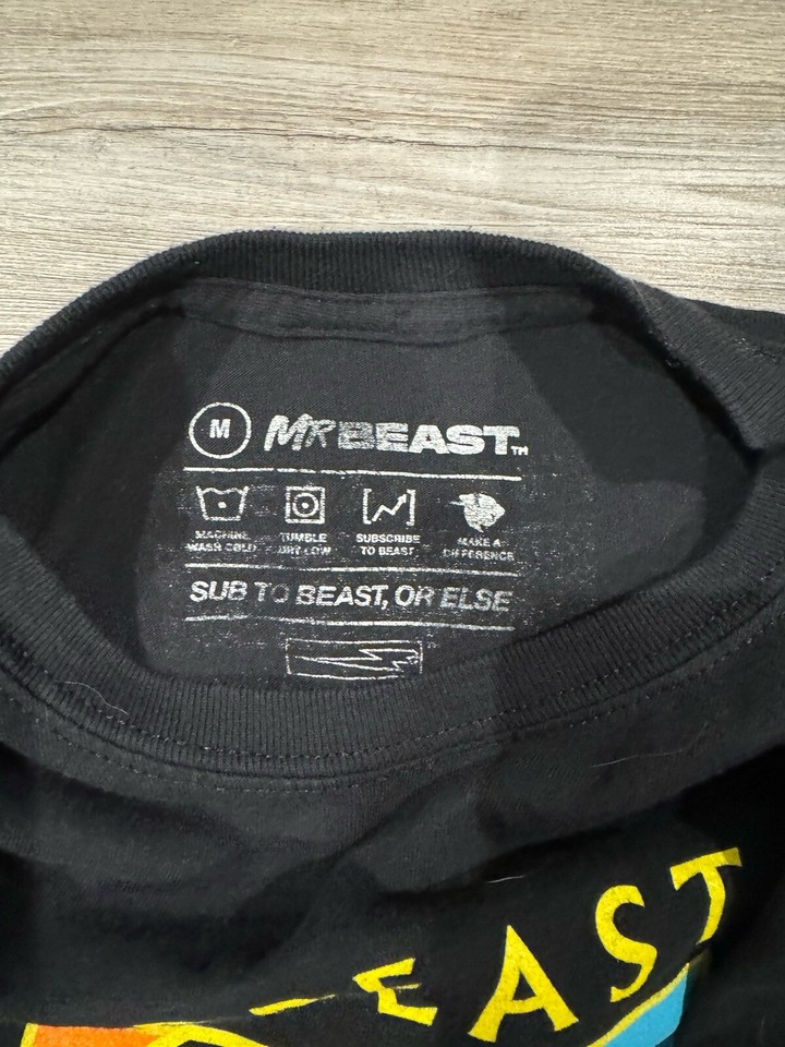 Mr Beast Merch T-Shirt International Investors Club YouTube Medium | eBay