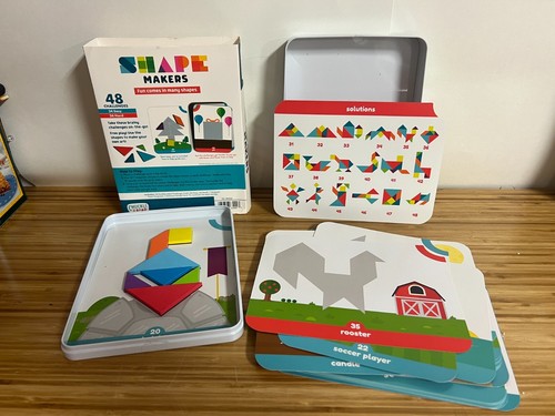 Shape Makers - Magnetic Foam Tangram Puzzles 48 puzzles 79346630097| eBay