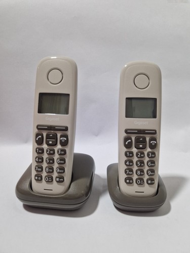 Gigaset - A170 Duo - Basic Cordless Home Phone Set - 2 x Handsets White ...