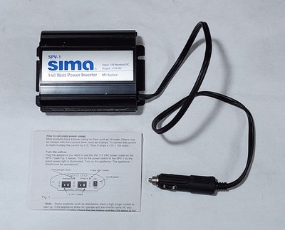 SIMA M-Series SPV-1 140-Watt Car Power Inverter | eBay