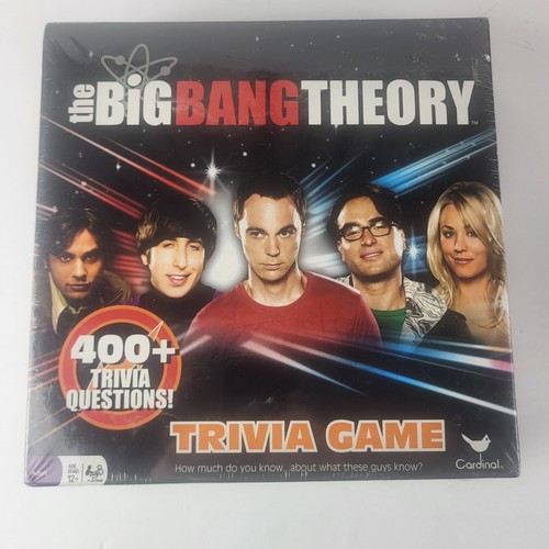 The Big Bang Theory Cardinal Trivia Game Sealed New In Box 400 ...