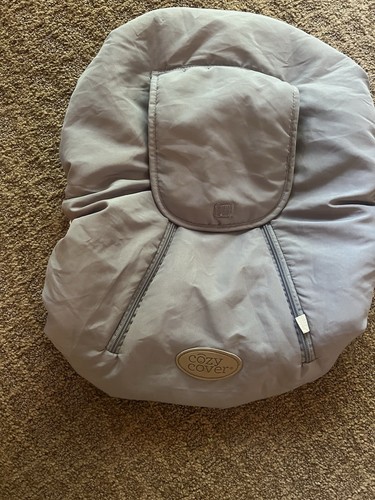 Cozy Cover Infant Car Seat Cover, Charcoal Grey, Fleece Lined. | eBay