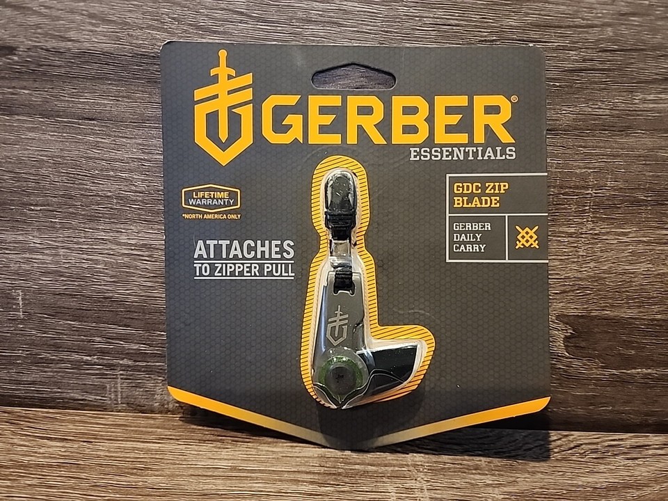 Gerber Gear GDC Zip Knife Blade Safety Frame Lock Quick-Release Clip ...