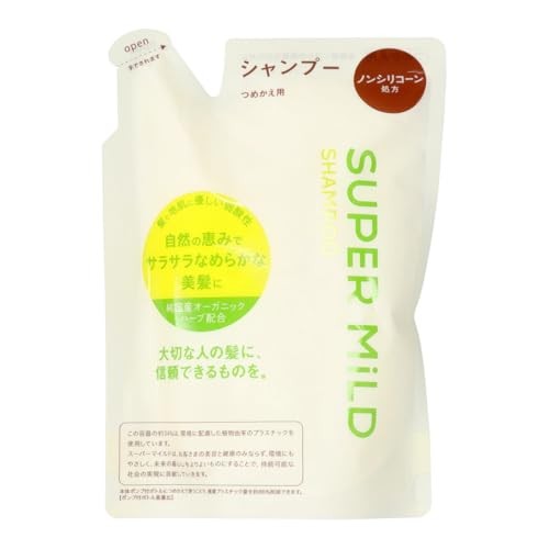Shiseido Super Mild Shampoo Refill 400ml x4 Set Japanese Hair Care F/S ...