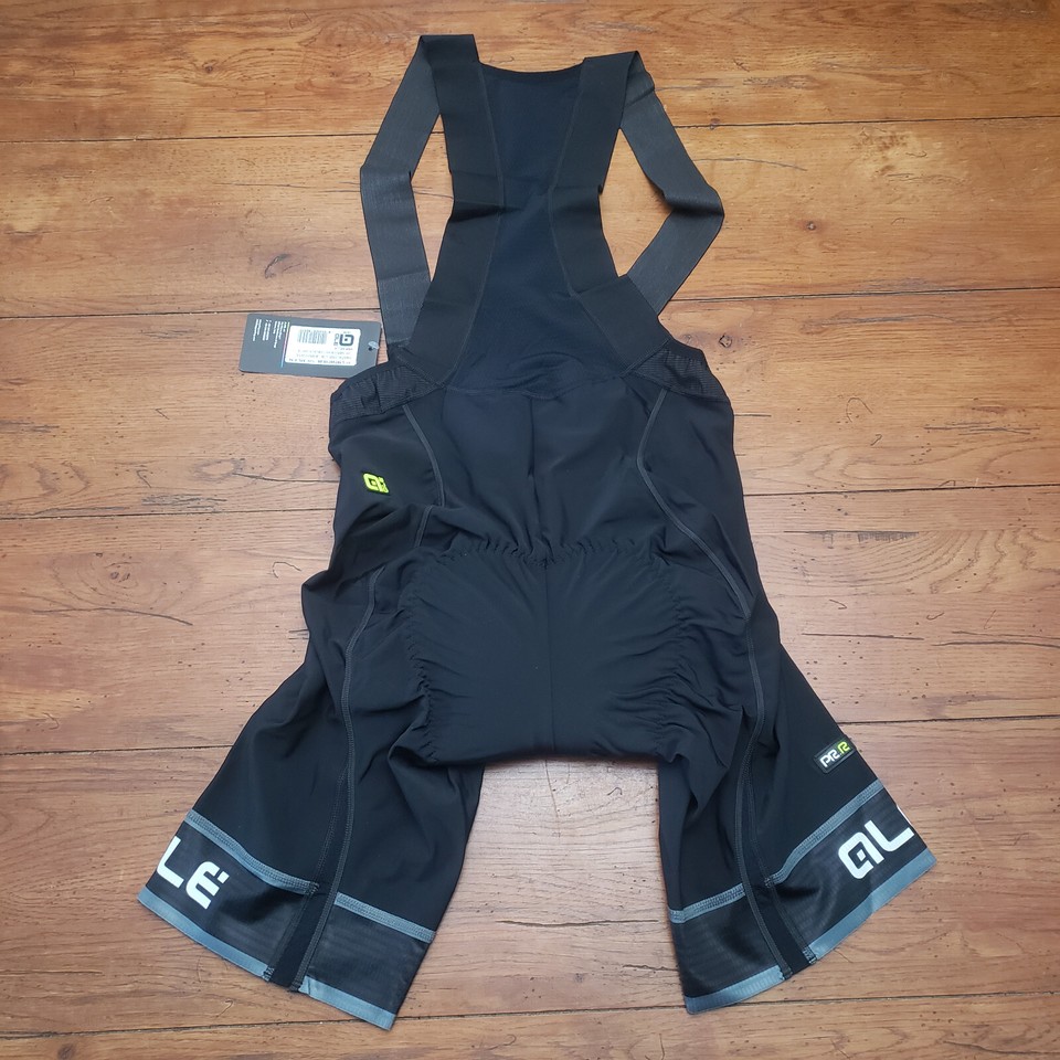 Ale Cycling Mens 2XL (XXL-6-54) Bibshorts PRR Compression Shorts Bib ...