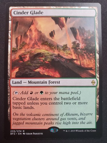 Cinder Glade - Battle for Zendikar *NM-LP* Near Mint MTG | eBay