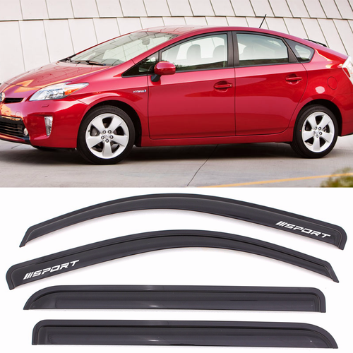 Fits 10-15 Toyota Prius Window Visor Outside Rain Guard Vent Shade ...