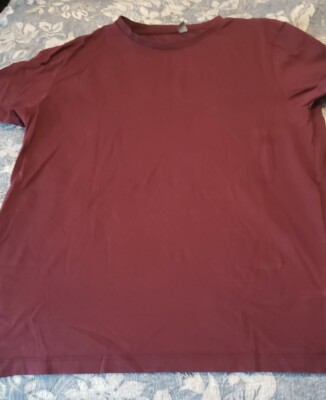 Asos Men's Burgundy Basic S/S Tee - Size L | eBay