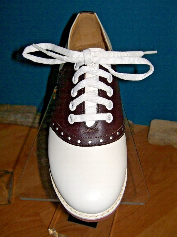Muffy's Classic Brown/white leather Saddle Shoes US Women's sizes (#251 ...