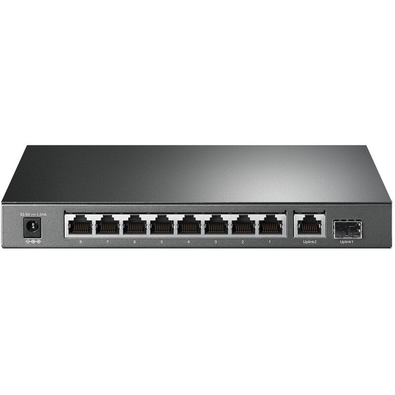 TP-Link TL-SG1210P 10-Port Gigabit Desktop Switch with 8-Port PoE+ 1 ...