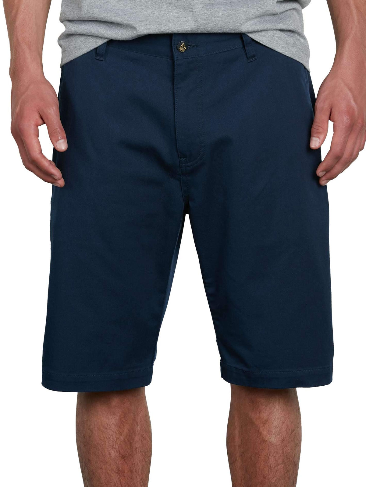 Volcom Mens Navy Blue VMONTY Stretch Shorts Size 38 A09117V3 for sale ...