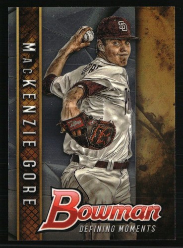 MacKenzie Gore 2017 Bowman Draft #BDM-MG Baseball Card | eBay