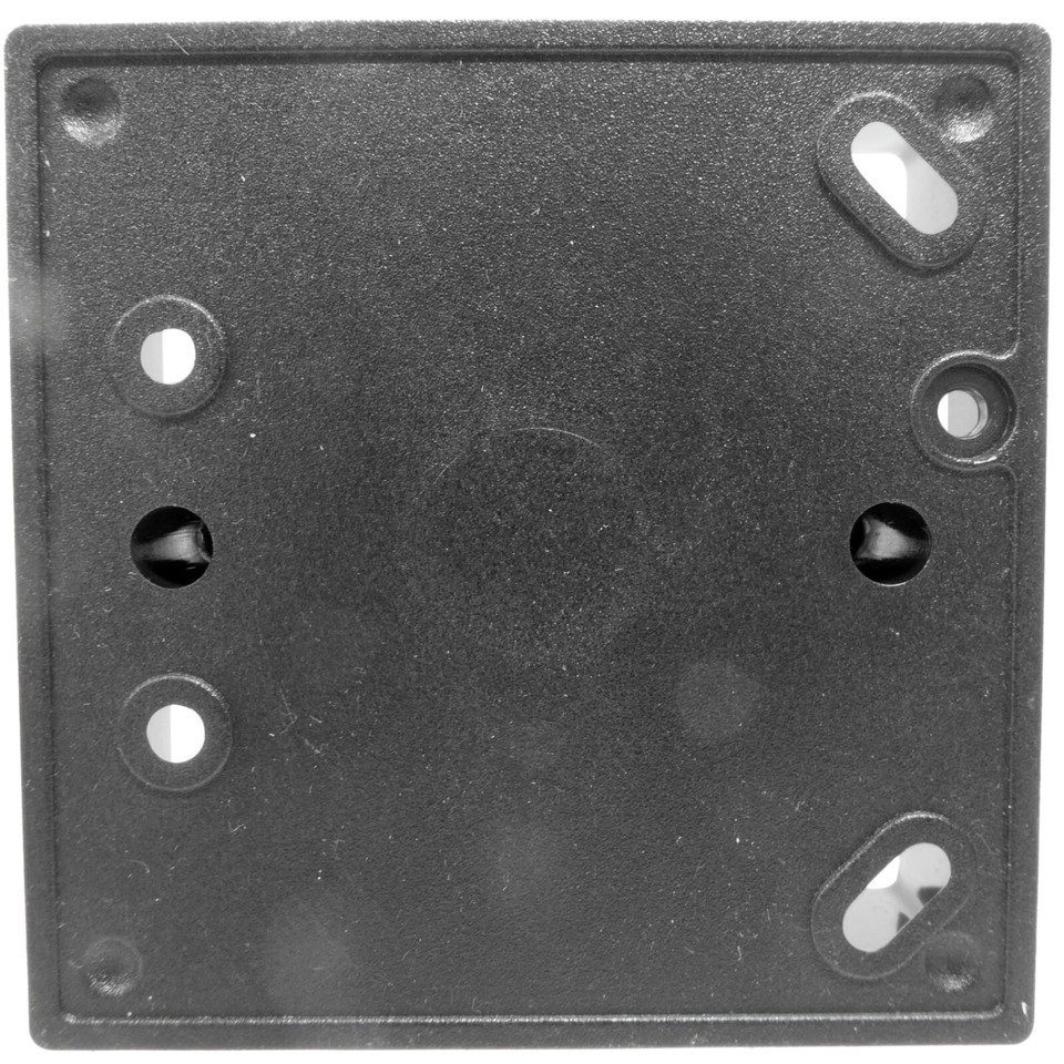 Black Back Box Surface Mount Single or Double 1G 2G with Conduit and ...