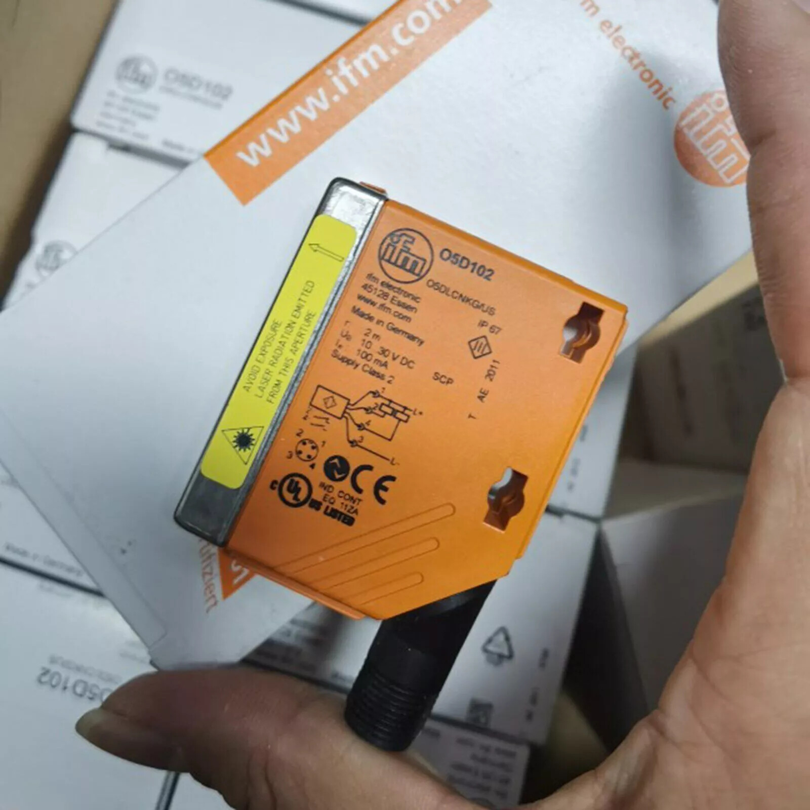 1Pcs New O5D102 Laser Distance Sensor | eBay