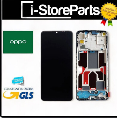 DISPLAY LCD OLED FRAME PER OPPO FIND X3 LITE CPH2145 / RENO 5 5G TOUCH ...