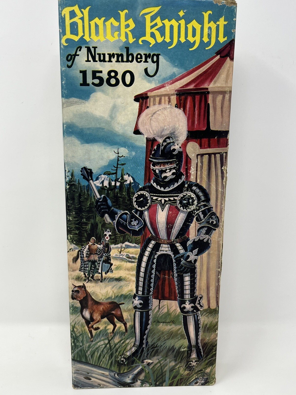 1956 BLACK KNIGHT of Nurnberg Aurora Model Kit 473-98 w/ Box ...