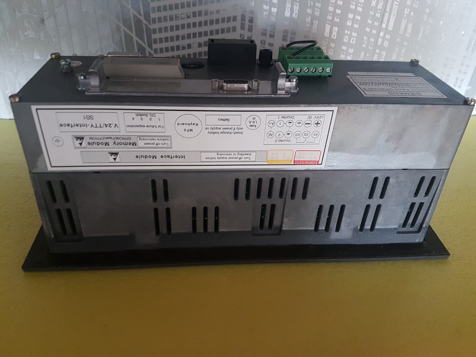 SIEMENS OP20/240-8 6AV3520-1EL00 + 6AV3971-1NA02-0DA0 + 6GK1548-0AA00 ...