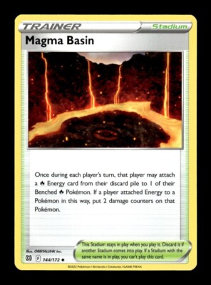 Pokemon Brilliant Stars MAGMA BASIN 144/172 | eBay