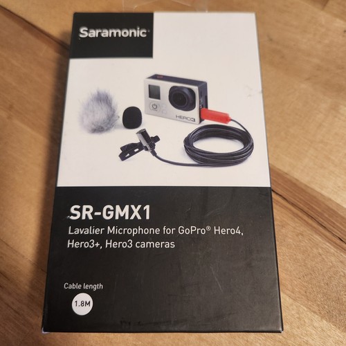 Saramonic SR-GMX1 Platinum Lavalier Clip-on Microphone for GoPro HERO3 ...