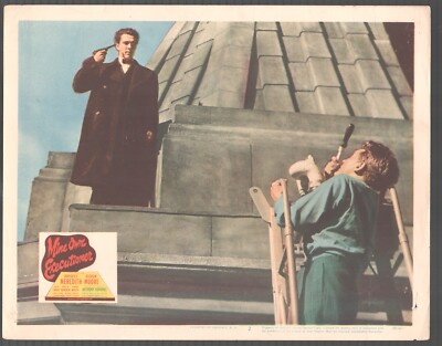 Lobby Card: Mine Own Executioner 11"x14" Lobby Card #2 Burgess Meredith ...