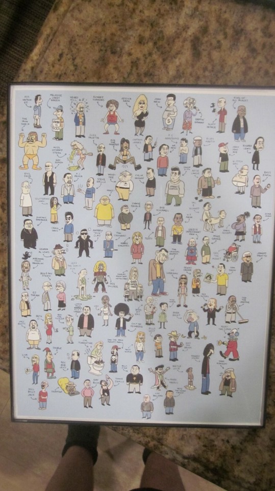 HOWARD STERN WACK PACK FRAMED POSTERS 8.5X11 (COOL) SALE | eBay