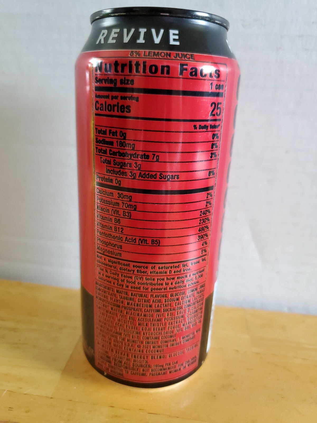 2021 Monster Energy Drink Rehab Strawberry Lemonade Recover+Revive ...