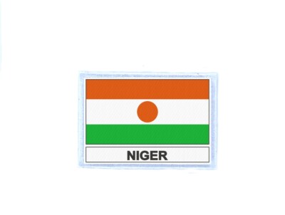 Patch badge iron on glue flag country RN niger | eBay UK