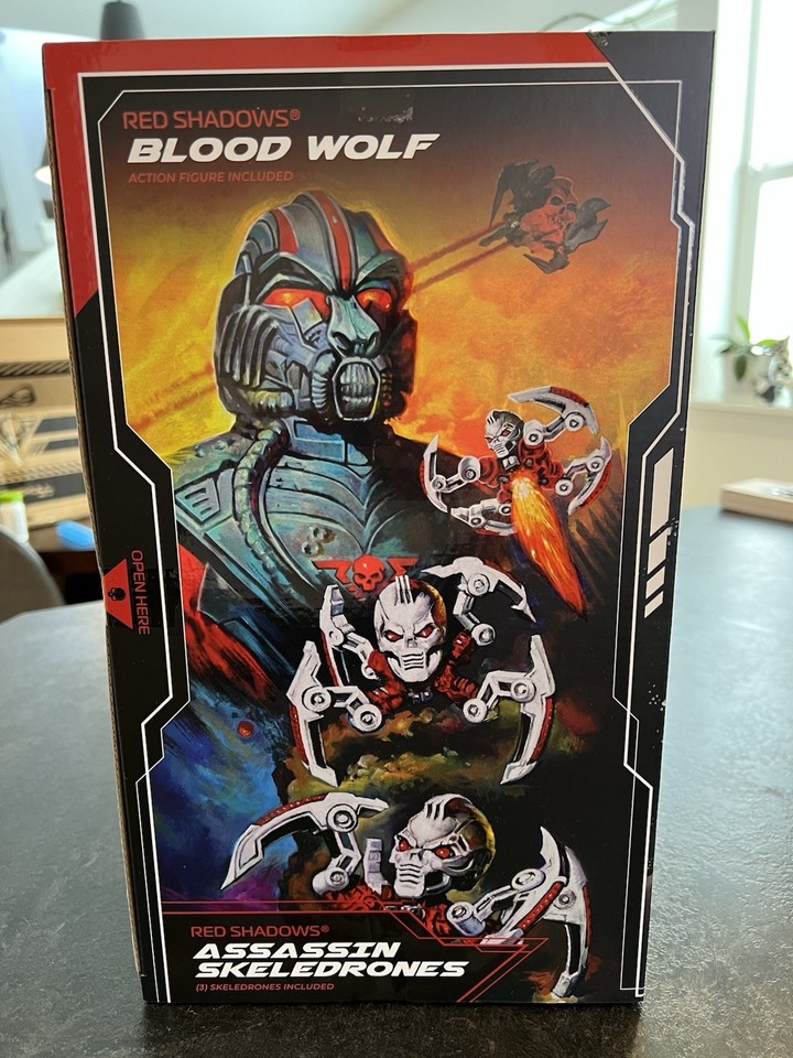 Skeletron ROBOSKULL MKII SE w 4" Action Force Blood Wolf Figure New in ...