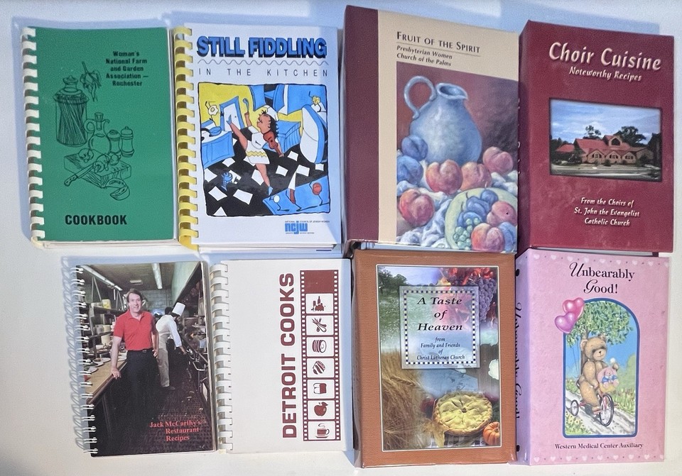 Lot of 80 Spiral Vintage Cookbooks Church Regional Favorite Recipes ...