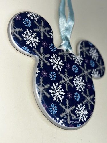 Disney Parks Cinderella Castle Snowflakes Mickey Mouse Head Flat ...