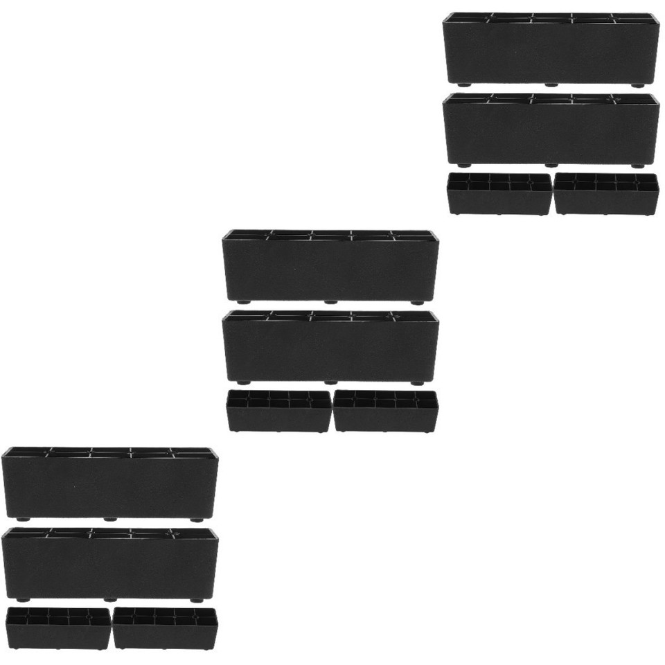 12 pcs Furniture Risers Couch Risers Desk Bed Lifts Floor Protectors ...