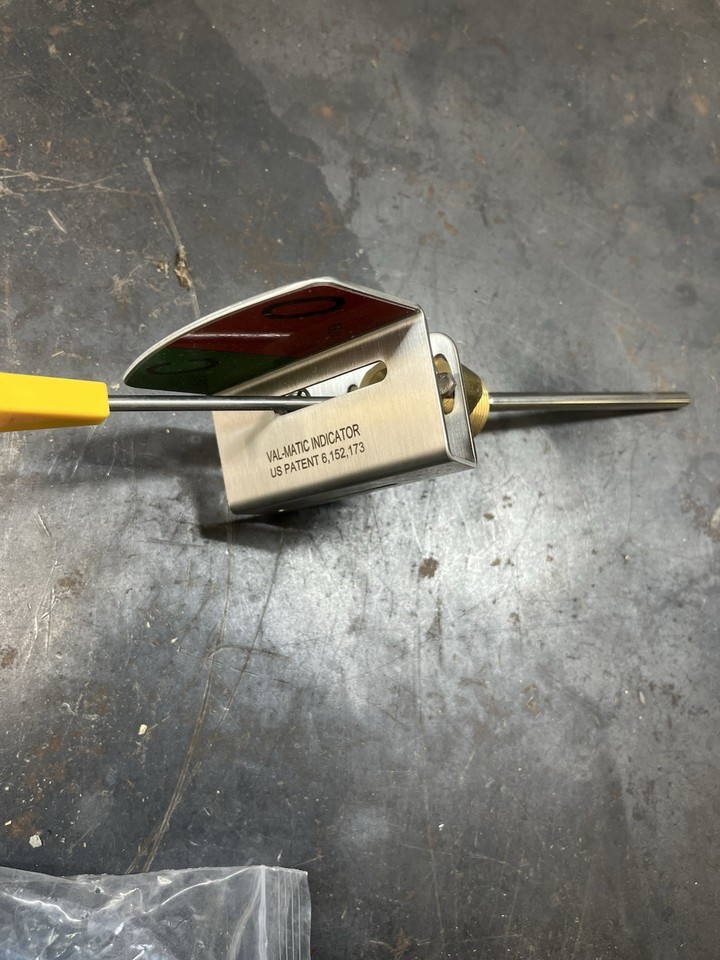 Val-Matic Mechanical Check Valve Indicator SS With 1” Brass NPT Port | eBay