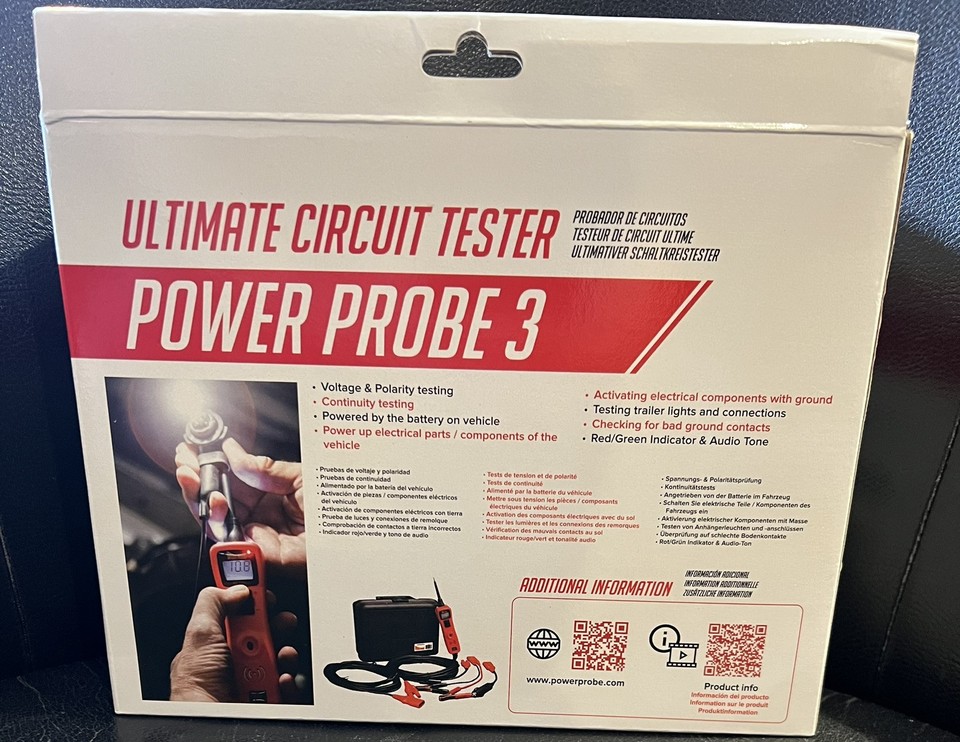 POWER PROBE III 3 (PP319FTCRED) Test Light and Voltmeter Brand New In ...