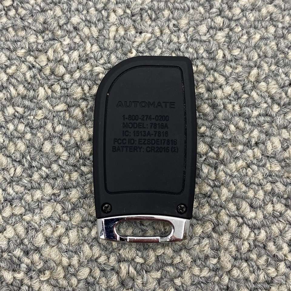 AutoMate Key Fob Remote - EZSDEI7816 / 7816A - Keyless Alarm 1 Button ...