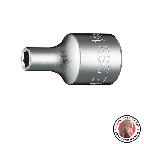 New Tone TONE 2SB-04 Hexagonal Socket 6.35mm Drive 1/4" Width 1/8 ...