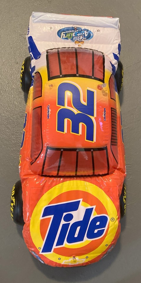 33" Inflatable NASCAR TIDE #32 Ricky Craven Red Race Car Blow-Up Good ...