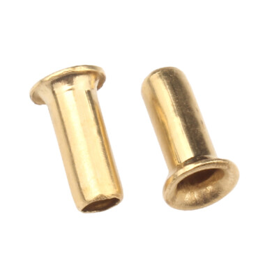 M3 M4 M5 Copper Brass Eyelet Hollow Tubular Rivets Through Nuts Hole ...