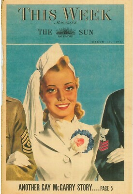 This Week Magazine March 16 1941 J D Ratcliff Arthur Stringer Constance ...