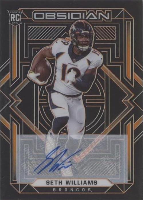 2021 Panini Obsidian - Rookies Seth Williams #157 Electric Etch Orange ...