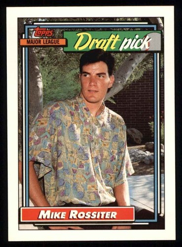 1992 Topps #474 Mike Rossiter Athletics RC 8 - NM/MT | eBay