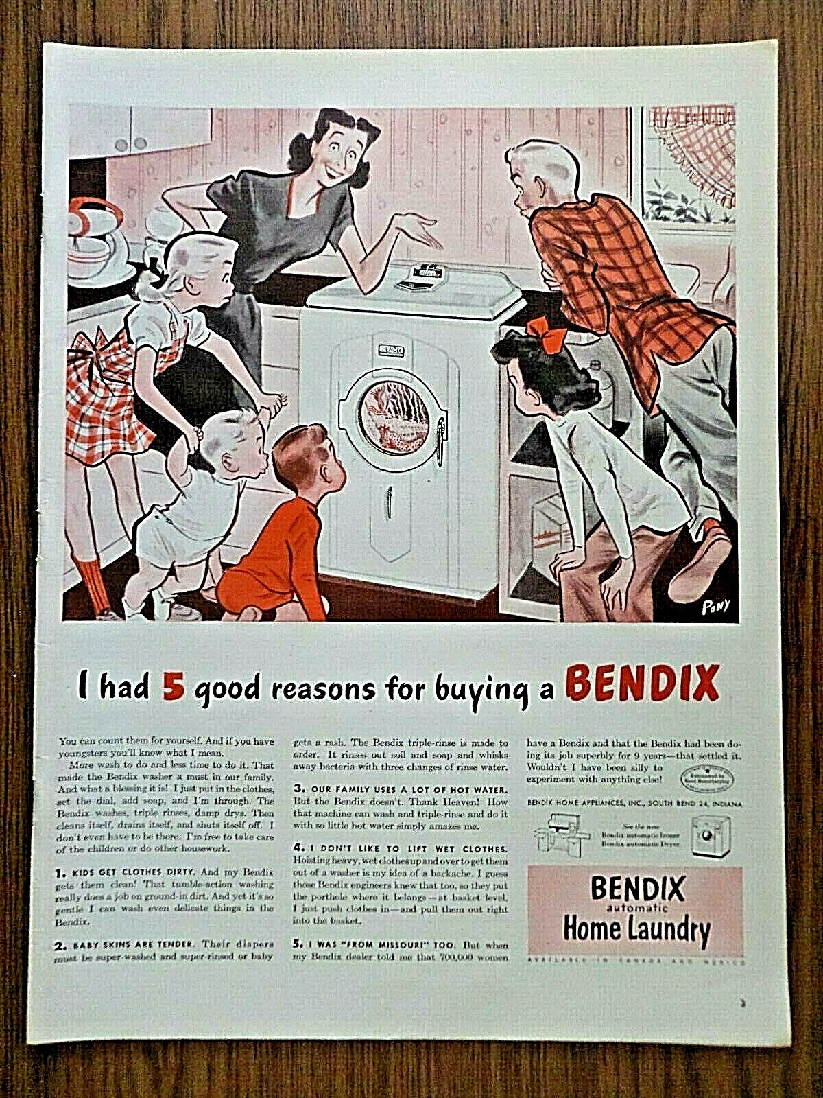 1947 Du Barry by Hudnut Ad Who is She? 1947 Bendix Automatic Washer Ad ...