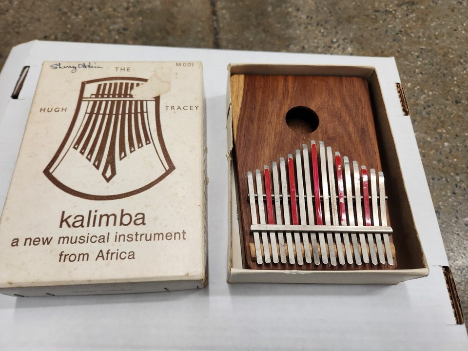 Vintage Hugh Tracey Treble Kalimba - 17 Notes Musical Instrument Wood ...