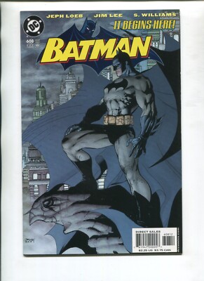 BATMAN 608 VF++ WPGS RARE 2ND PRINT V1 DC 2002! JIM LEE COVER & ART ...